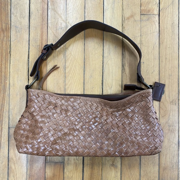 latico | Bags | Latico Small Leather Shoulder Bag Cross Hatch Design ...